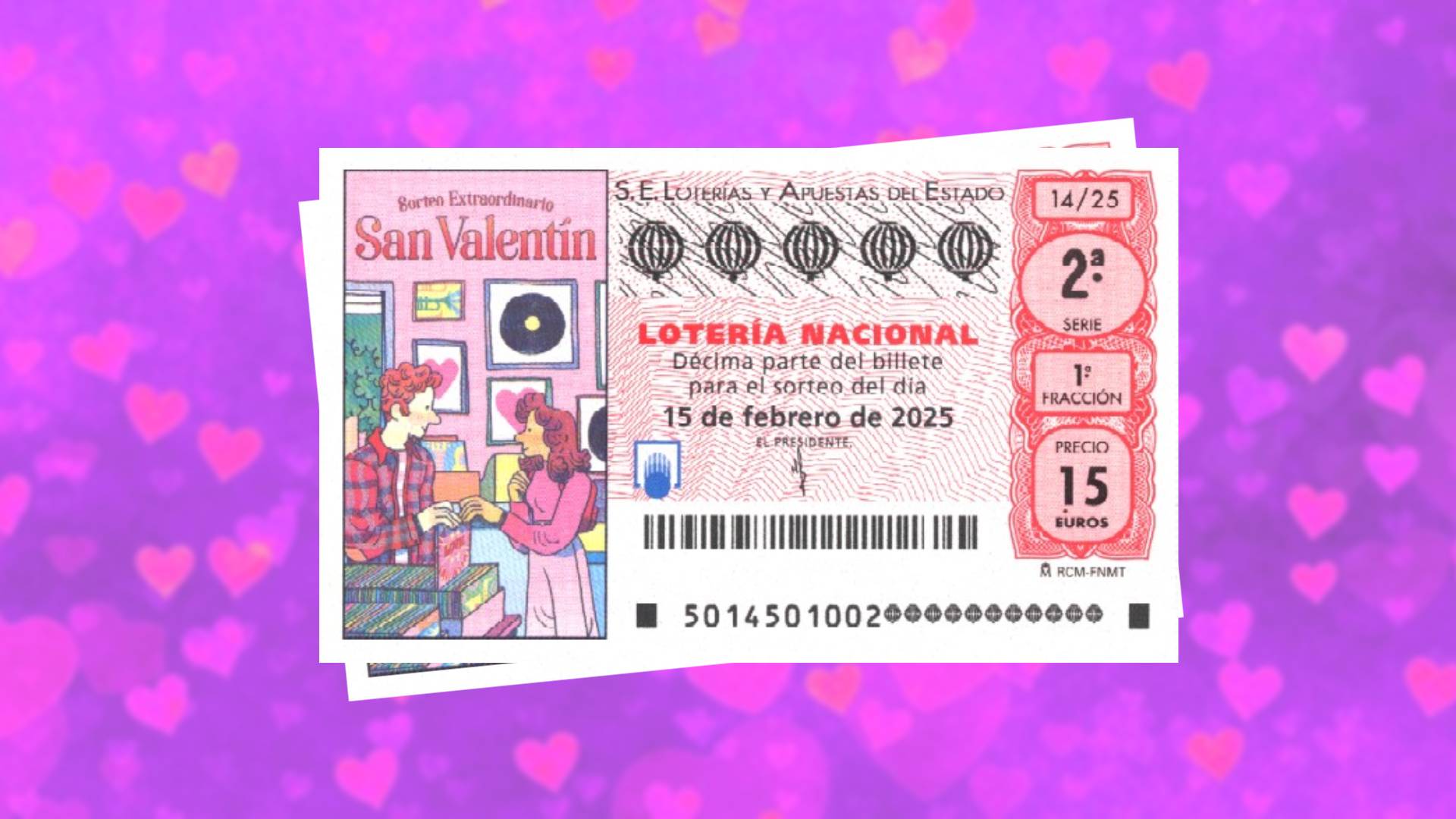 Sorteo Extraordinario de San Valentín de la Lotería Nacional ...
