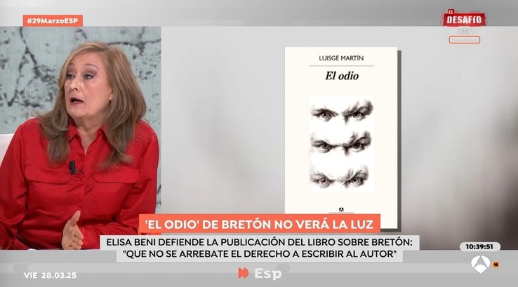 Elisa Beni defiende la publicación del libro sobre José Bretón: "Cuando ...