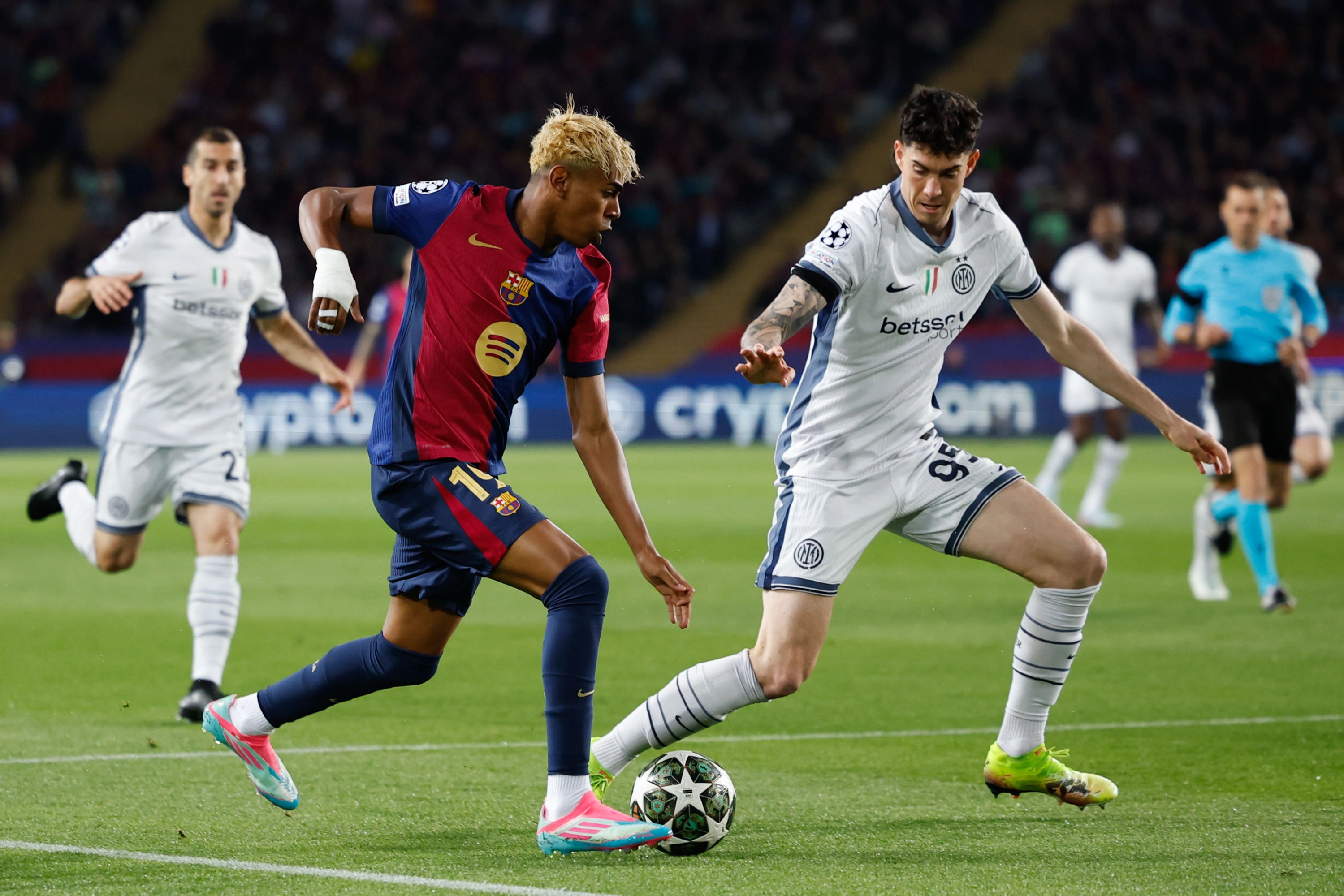 El Barça firma las tablas con el Inter en la demencial ida de 'semis ...