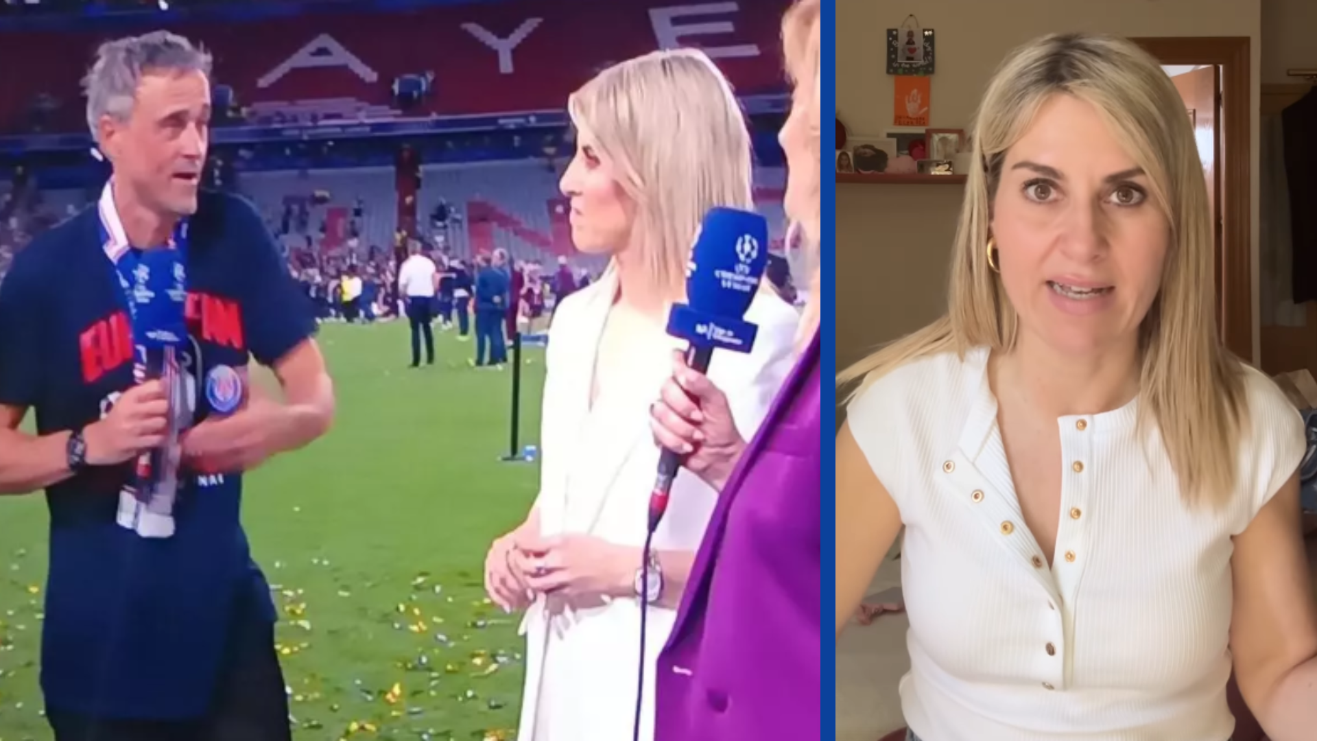 Susana Guasch explica el motivo del desplante de Luis Enrique: "Veo que ...