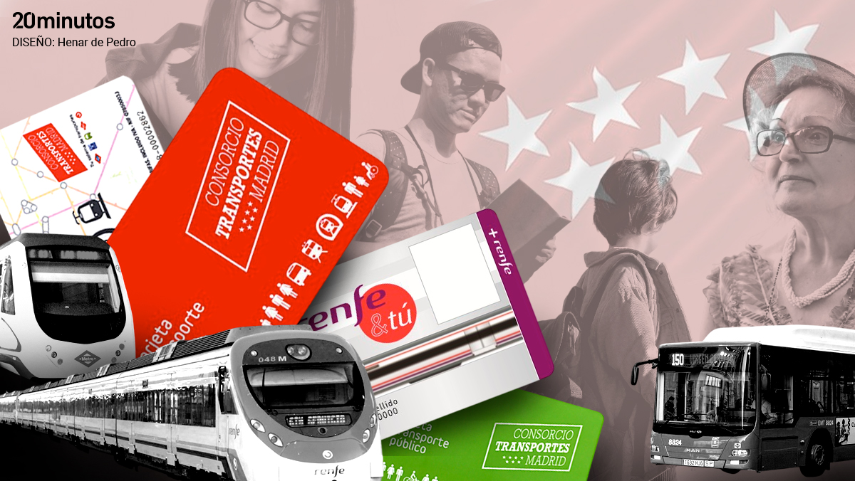 Los menores de 15 años sin abono transporte tendrán que obtener la tarjeta personal para viajar ...